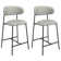 George Oliver Luna Leather Counter Bar Stool | Wayfair.co.uk